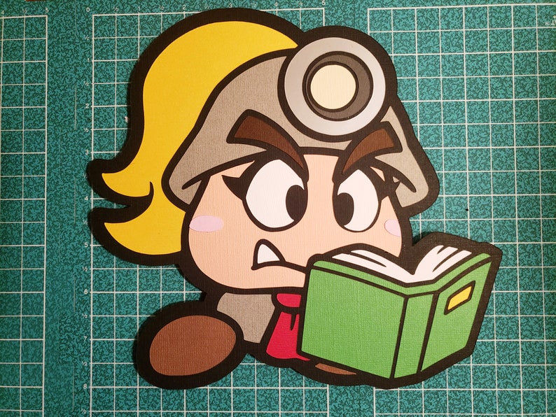 Paper Mario Goombella Wall Art - Etsy
