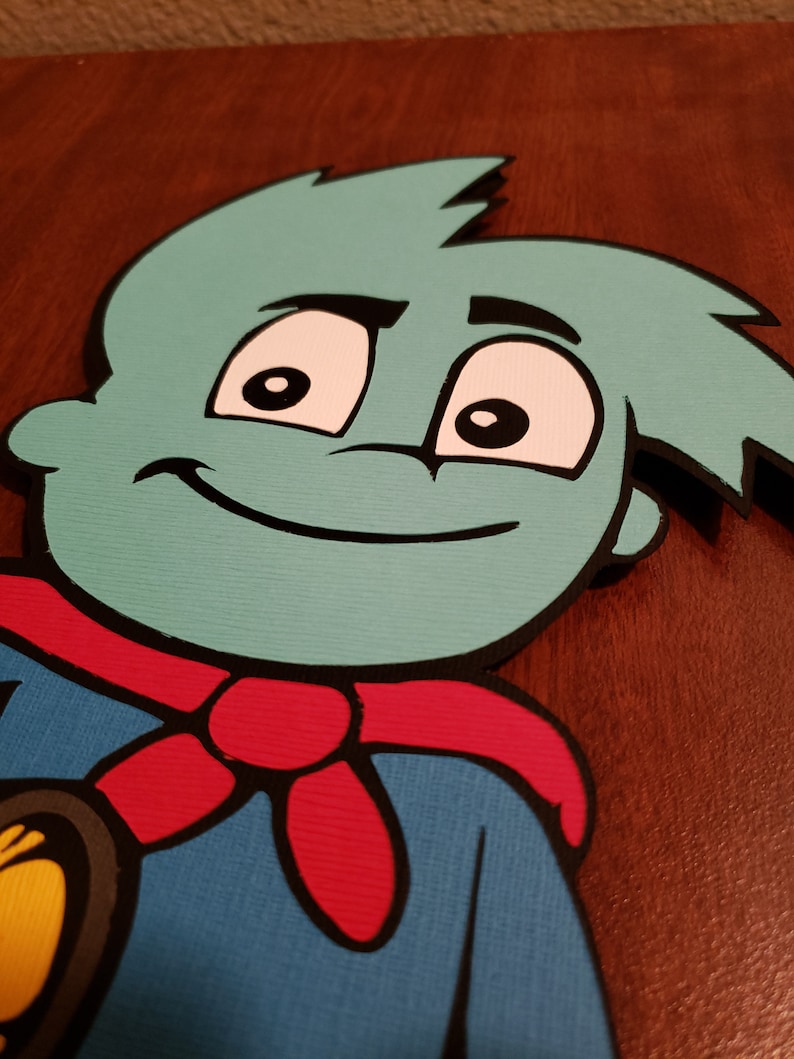 Pajama Sam Wall Art Papercraft - Etsy