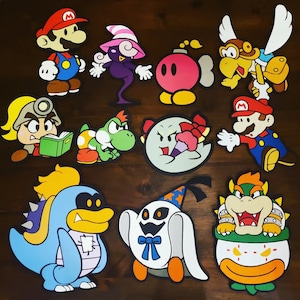 Paper Mario Jr. Troopa Wall Art - Etsy