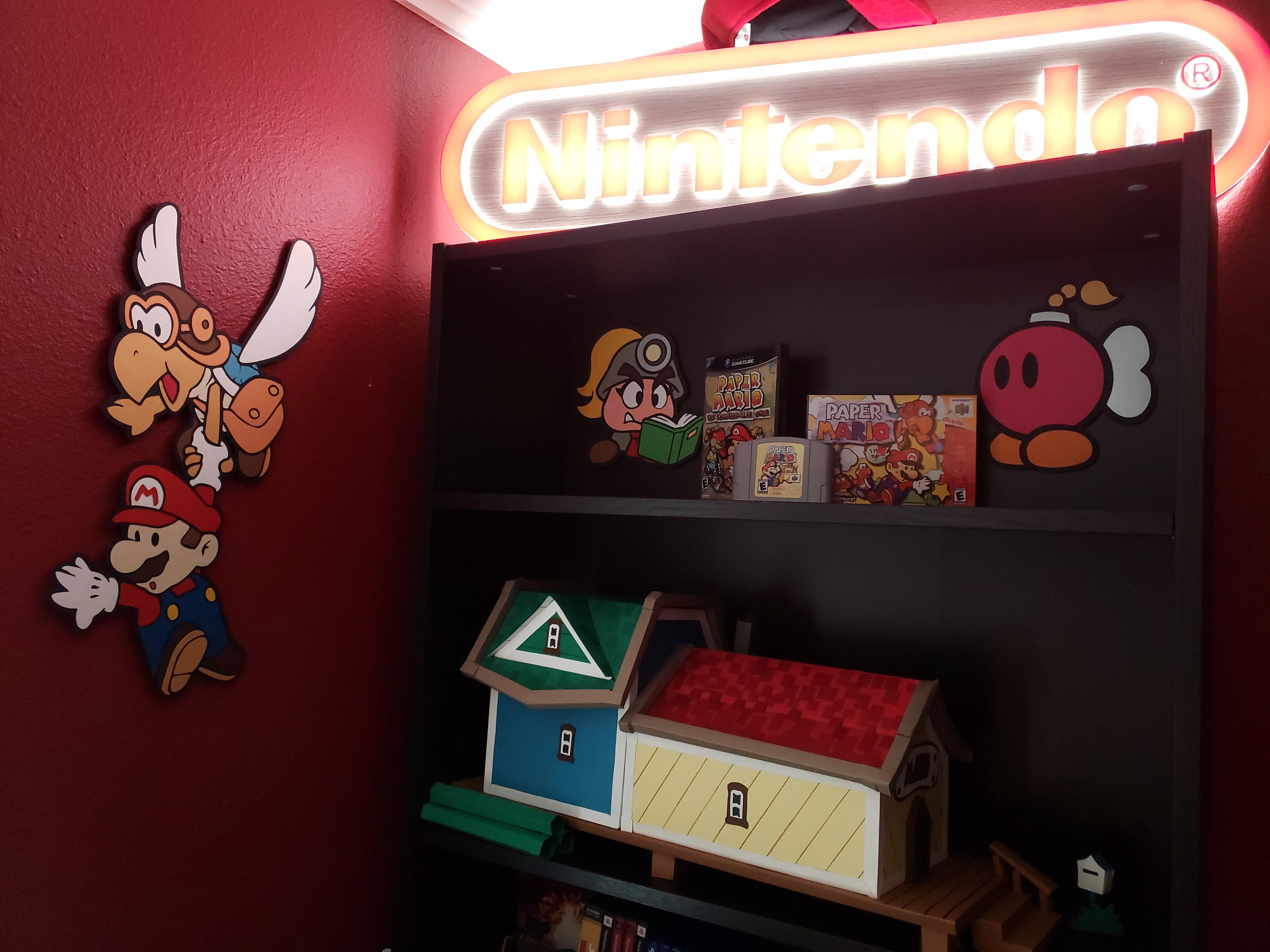 Paper Mario Goombella Wall Art - Etsy