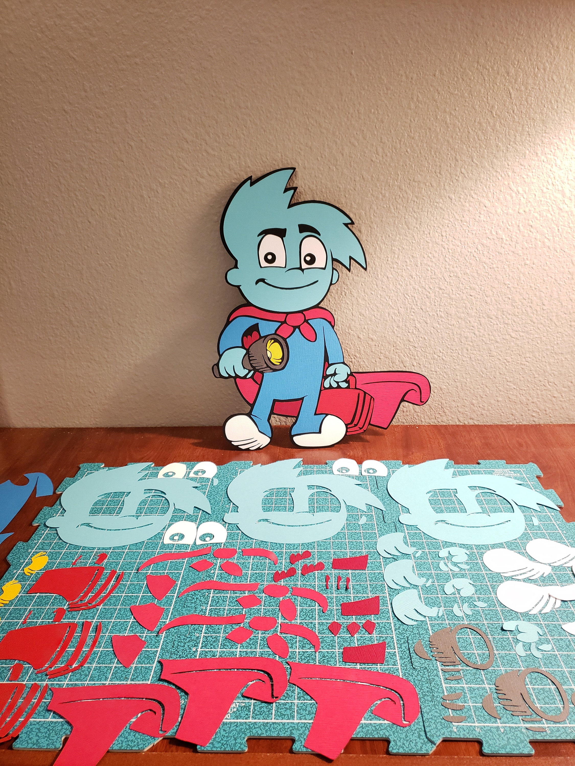 Pajama Sam Wall Art Papercraft - Etsy