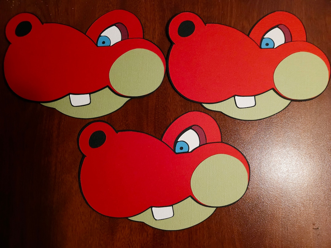 Paper Mario Hooktail Papercraft Art - Etsy