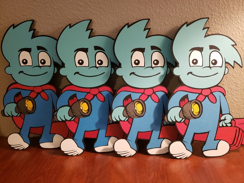 Pajama Sam Wall Art Papercraft - Etsy