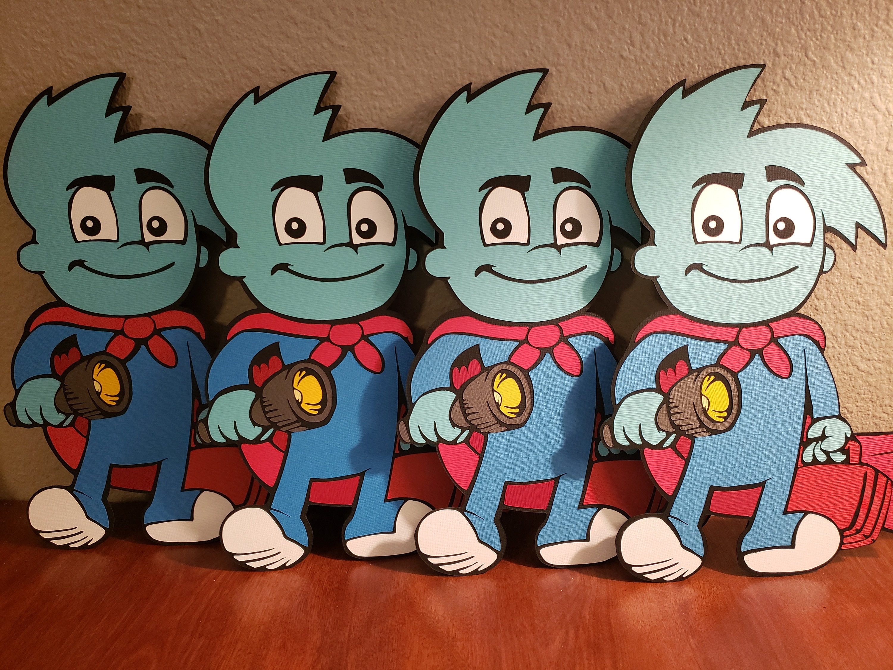 Pajama Sam Wall Art Papercraft - Etsy