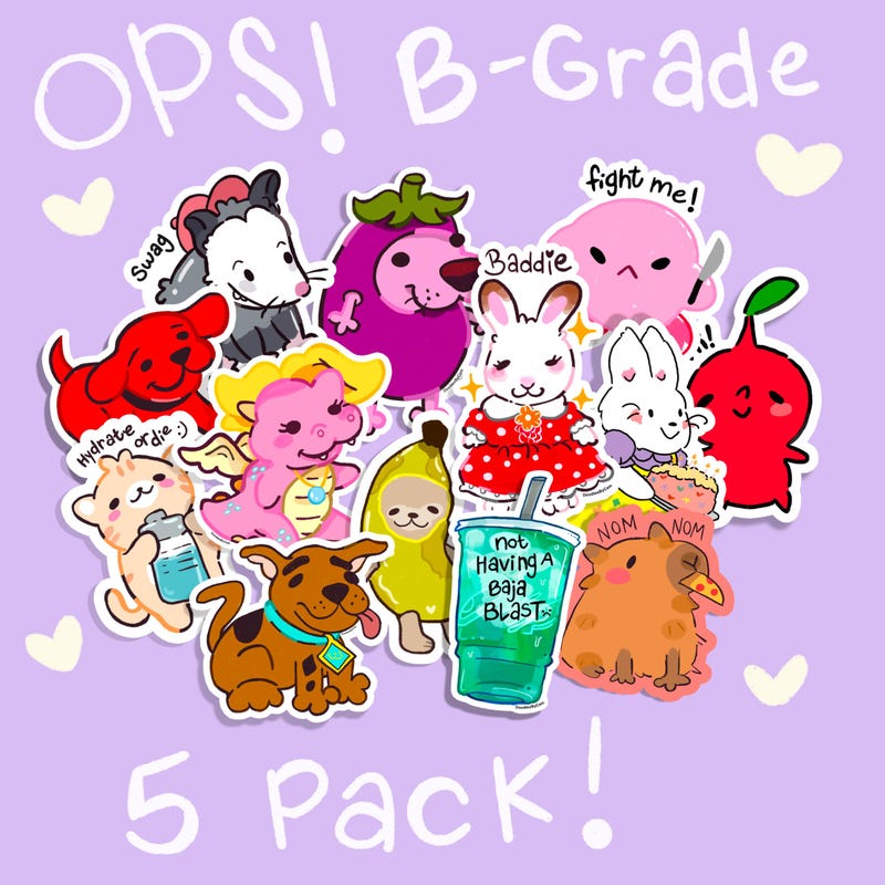 Oops Stickers - Etsy