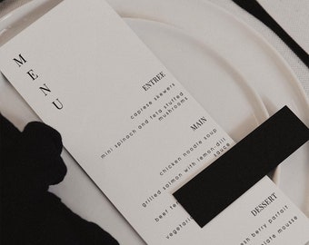 Wedding Buffet Menu Template 4X9 Wedding Menu Template Wedding ...