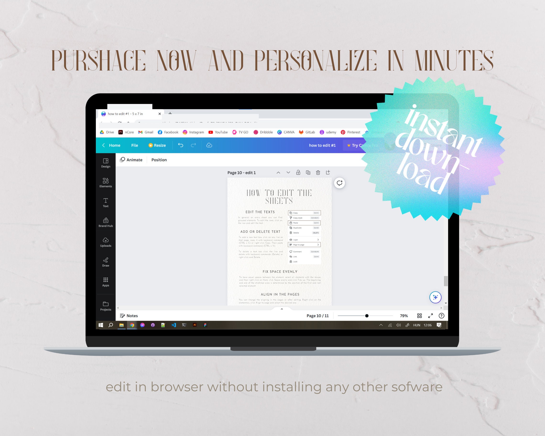 Wedding Menu With Name Tag Menu Card and Name Tag Wedding Menu With ...