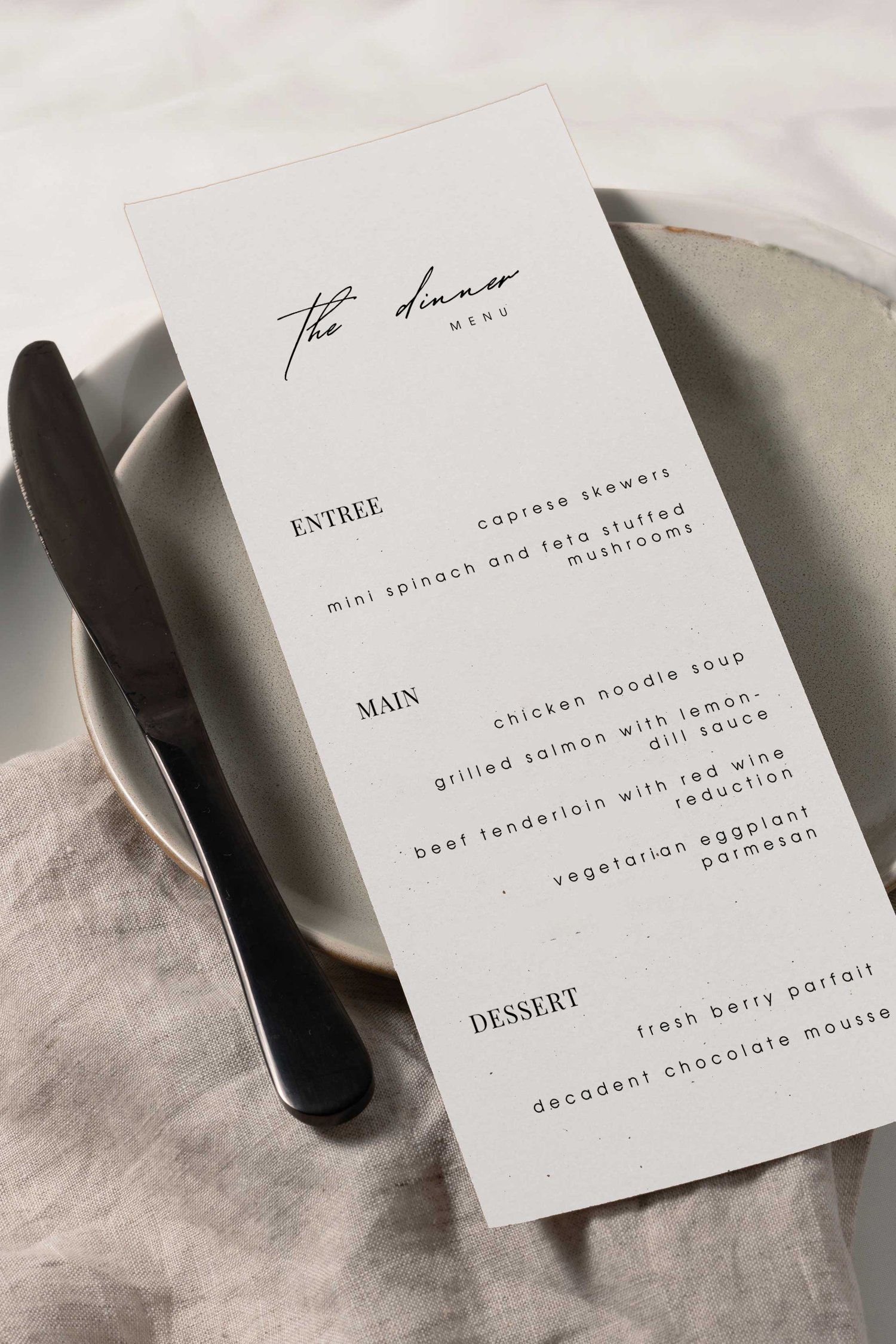 Wedding Buffet Menu Template 4X9 Wedding Menu Template Wedding ...