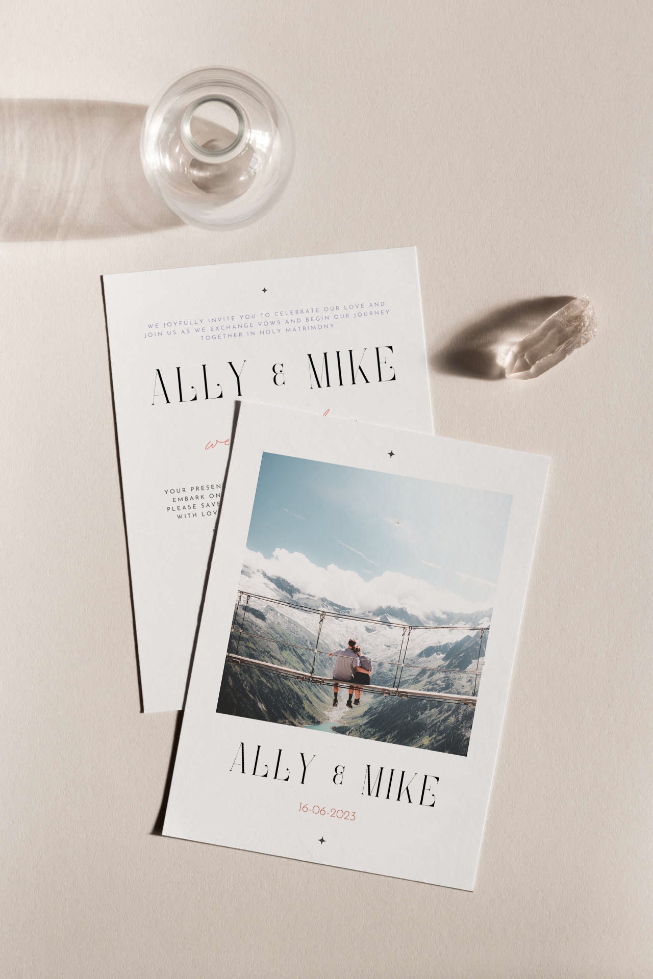 Wedding Invite With Picturewedding Postcard Invites - Etsy