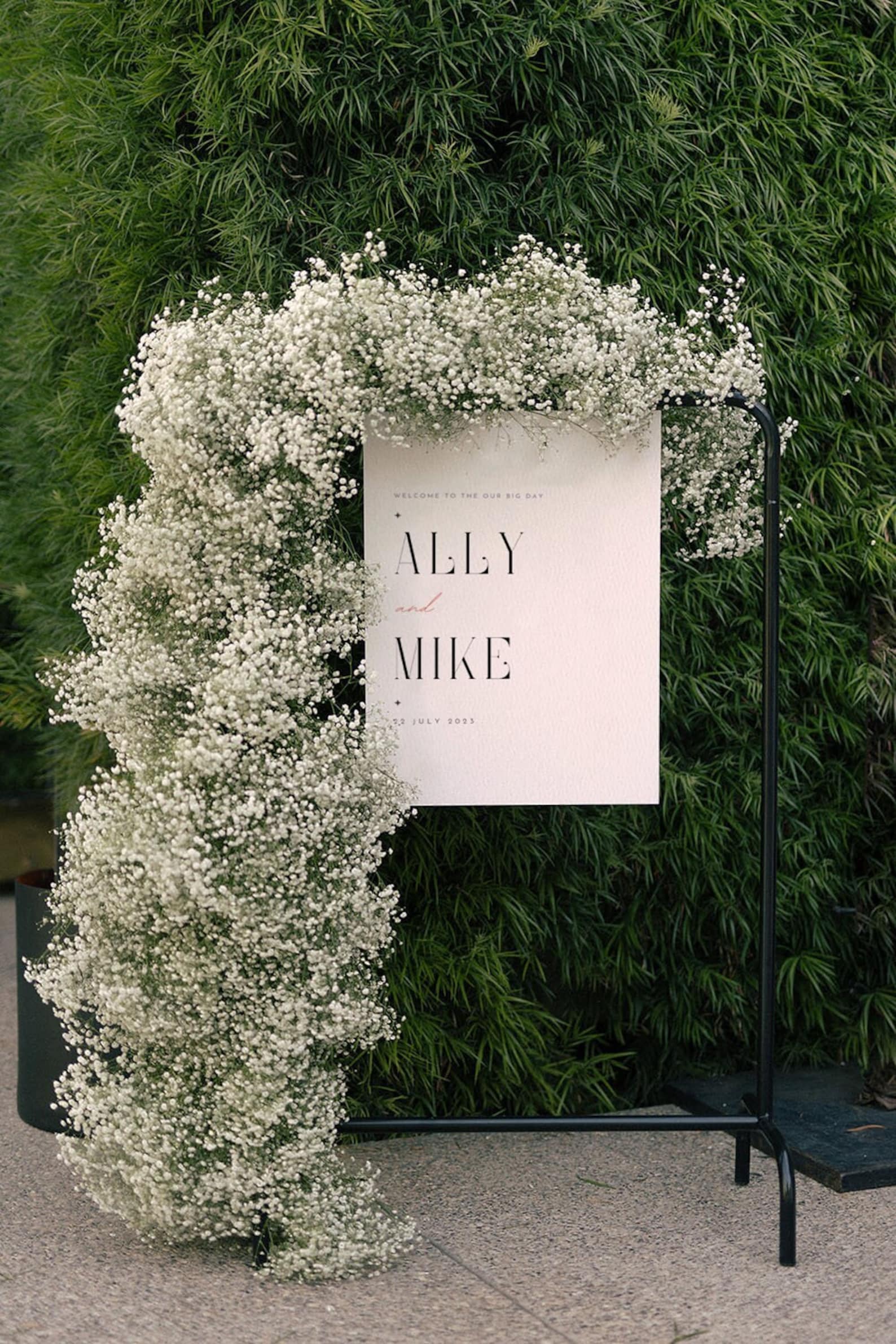 Welcome Sign Wedding Template Modern Wedding Welcome Sign Wedding ...