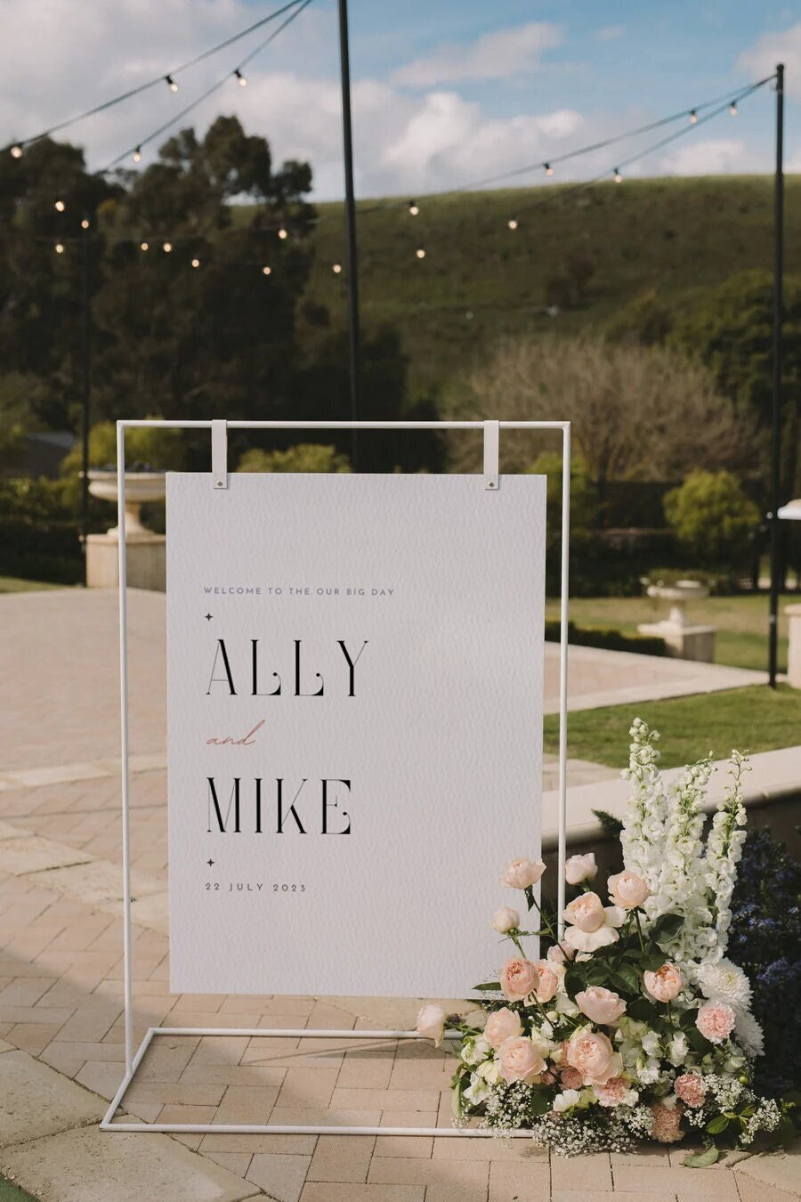 Large Wedding Welcome Sign Diy Wedding Welcome Sign Boho Wedding ...