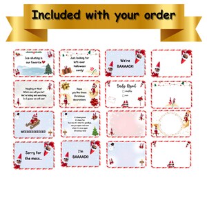 Christmas Elf Printable Cards - Christmas Elves - High Resolution ...