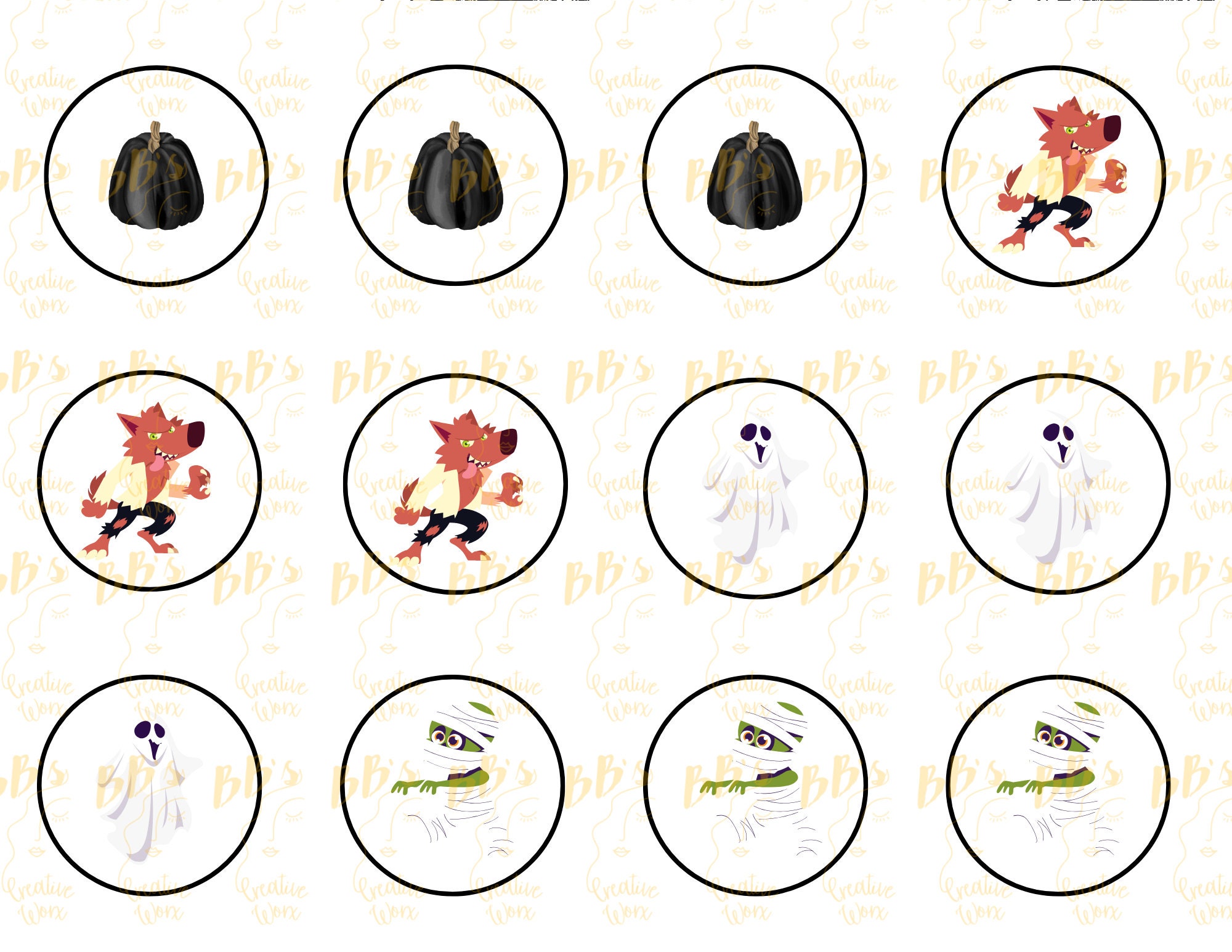 Halloween Scavenger Hunt, High Resolution, Digital Download, Printable ...