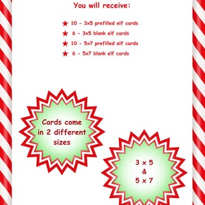 Christmas Elf Printable Cards - Christmas Elves - High Resolution ...