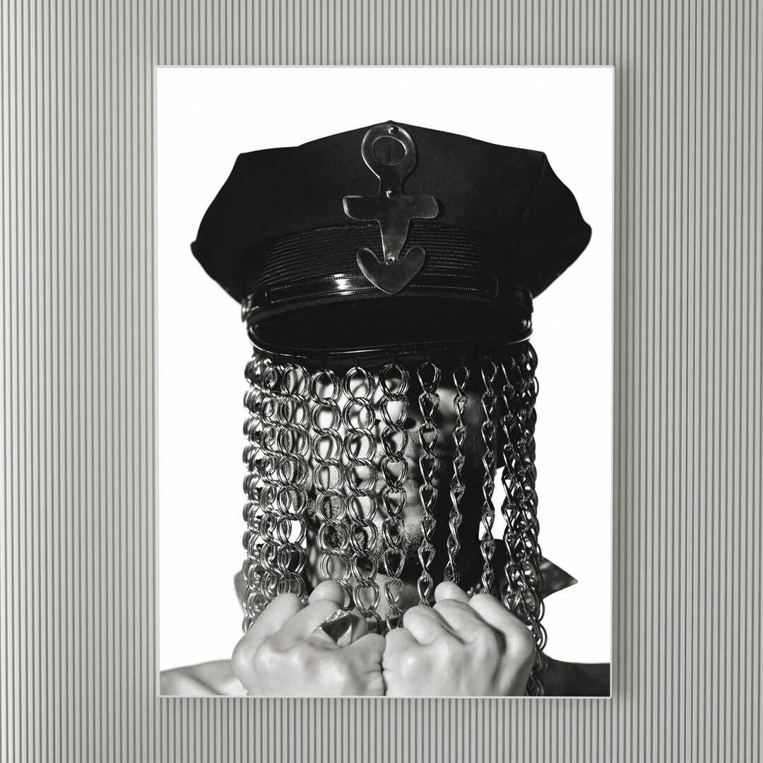Prince Poster, Hat With Chains, Iconic Artwork Photo Print, Music ...