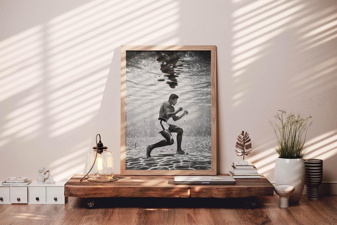 Boxing Legend Muhammad Ali Underwater Swimming Pool Poster Print ...