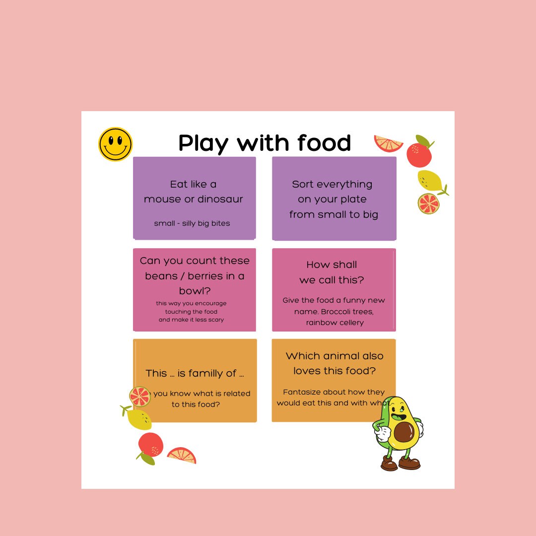 20 Fun & Engaging Picky Eater Game Cards – Help Kids Try New Foods With ...