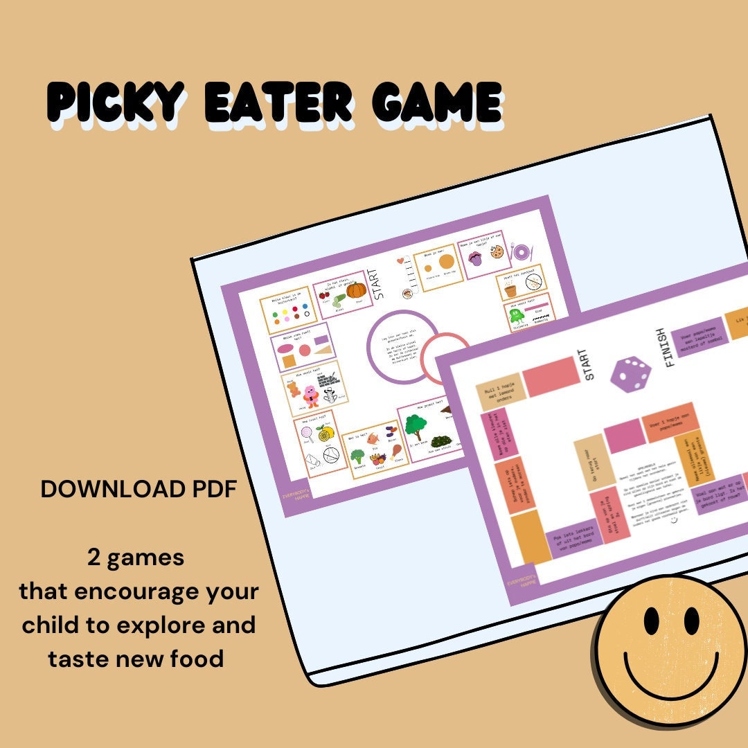 Picky Eater Food Exploration Game printable Your Child Will Eat More ...