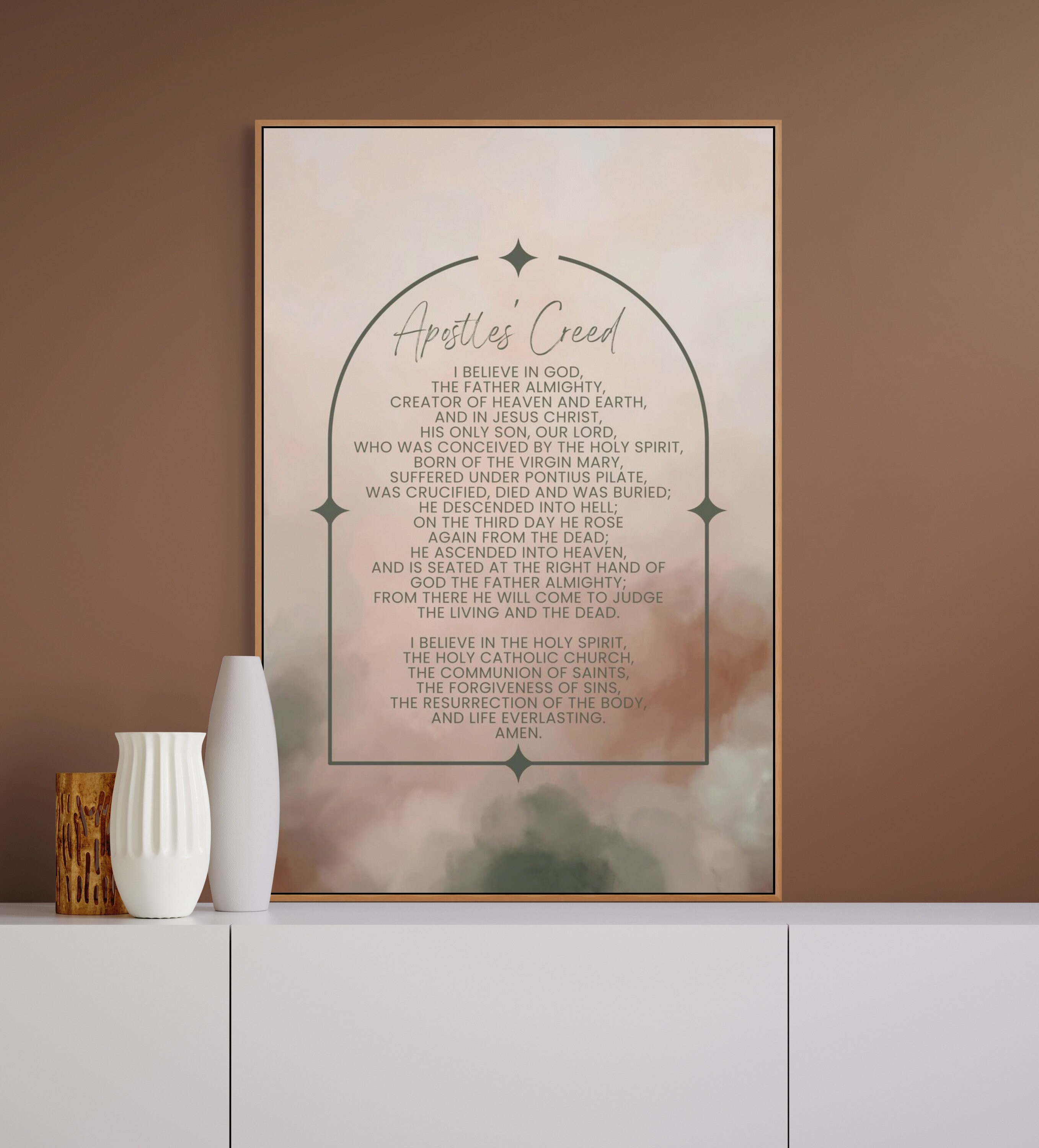 Apostles' Creed, Christian Creed, Catholic Creed, Heaven and Earth ...