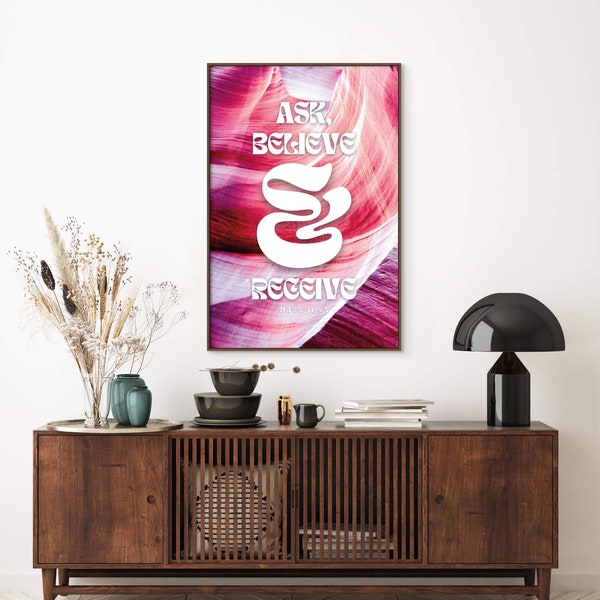 Ask Believe Receive - Etsy