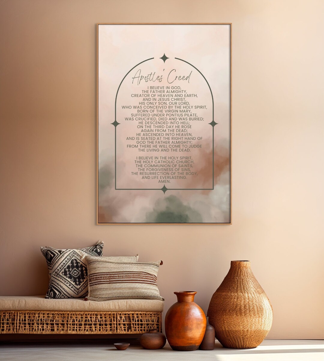 Apostles' Creed, Christian Creed, Catholic Creed, Heaven and Earth ...