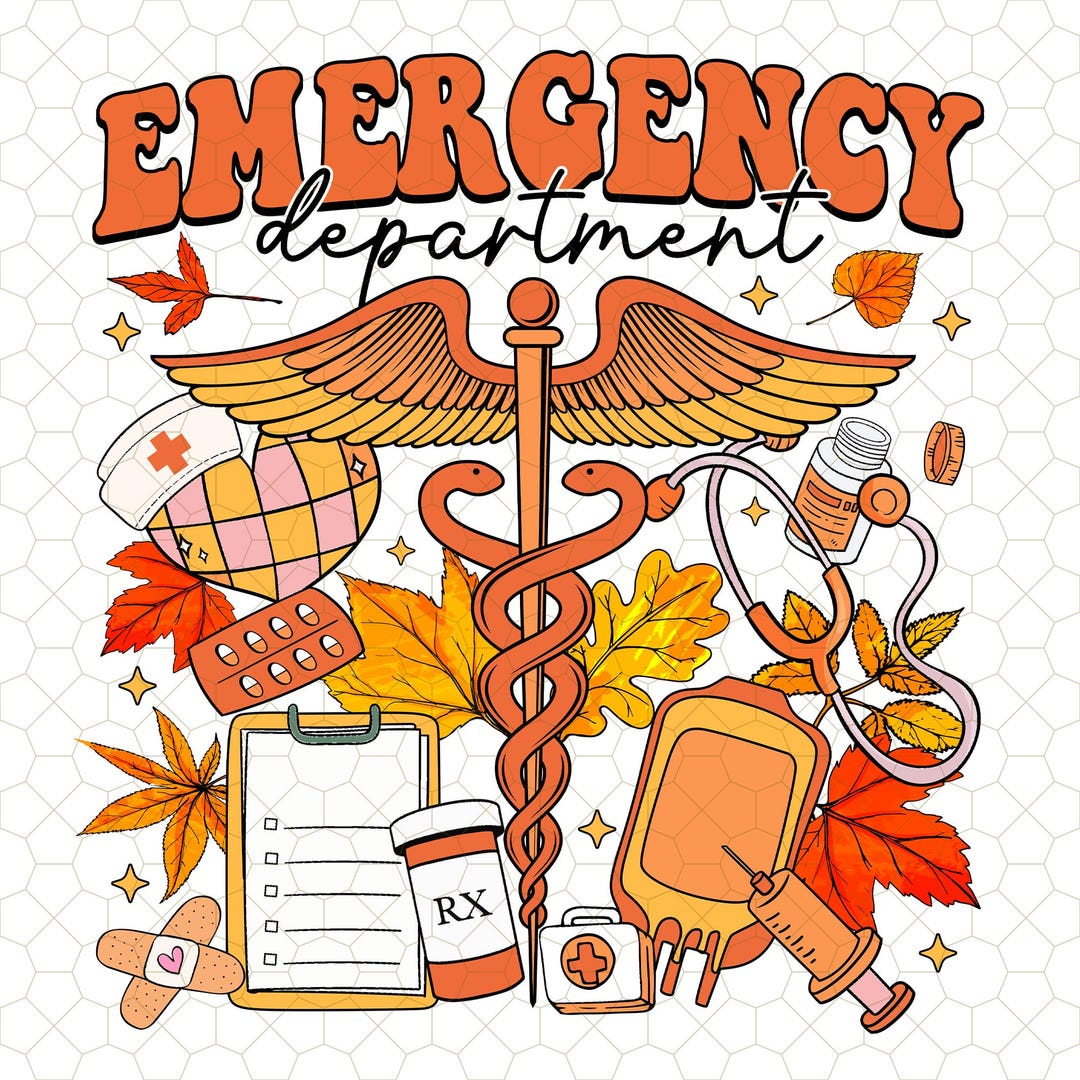 Emergency Department ER Nurser Fall Season Png, ER Nurser Fall Season ...