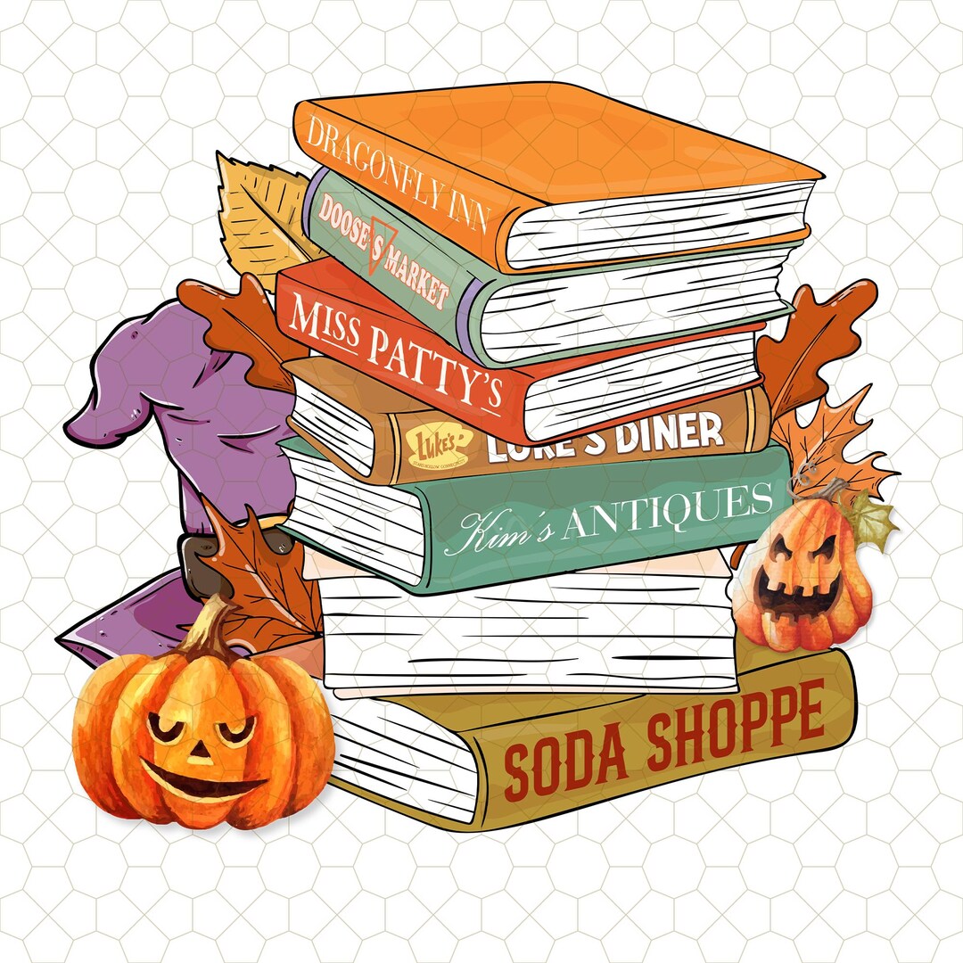 Stars Hollow Png,fall Book Stack Png,gilmore Girls Shirt Designs,stars ...