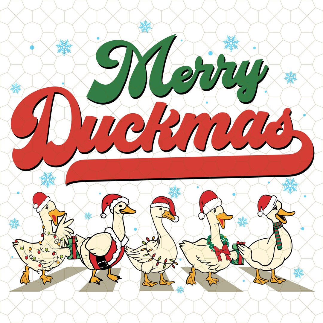 Merry Duckmas Png, Christmas Ducks Png, Funny Christmas Png, Funny ...