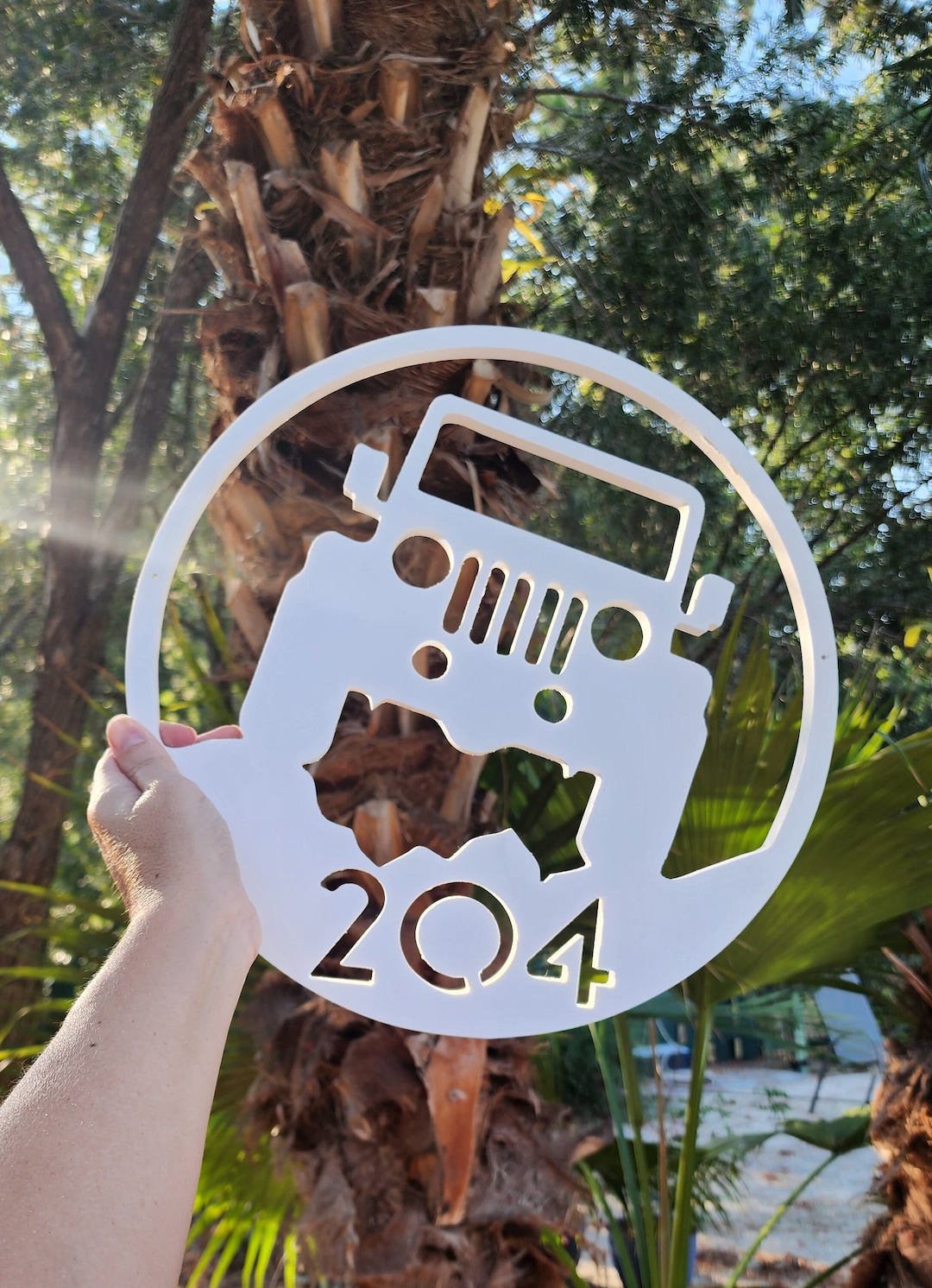 Jeep Address House Number Sign, Mailbox Address, Jeep Door Hanger ...