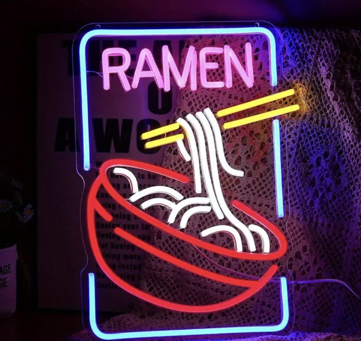Neon Ramen Lit Sign - Etsy
