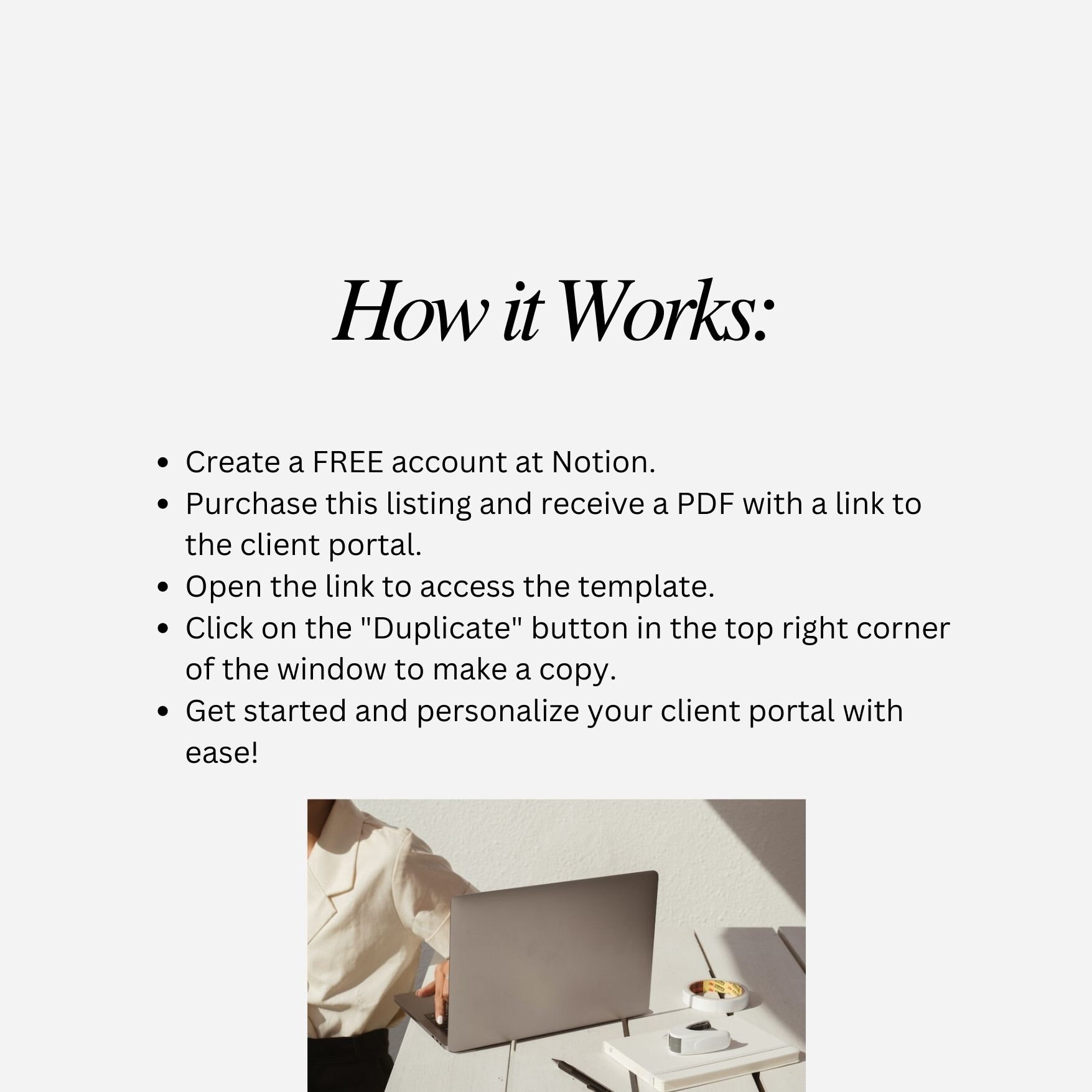 Modern Client Portal Template for Notion | Elevate Your Customer ...