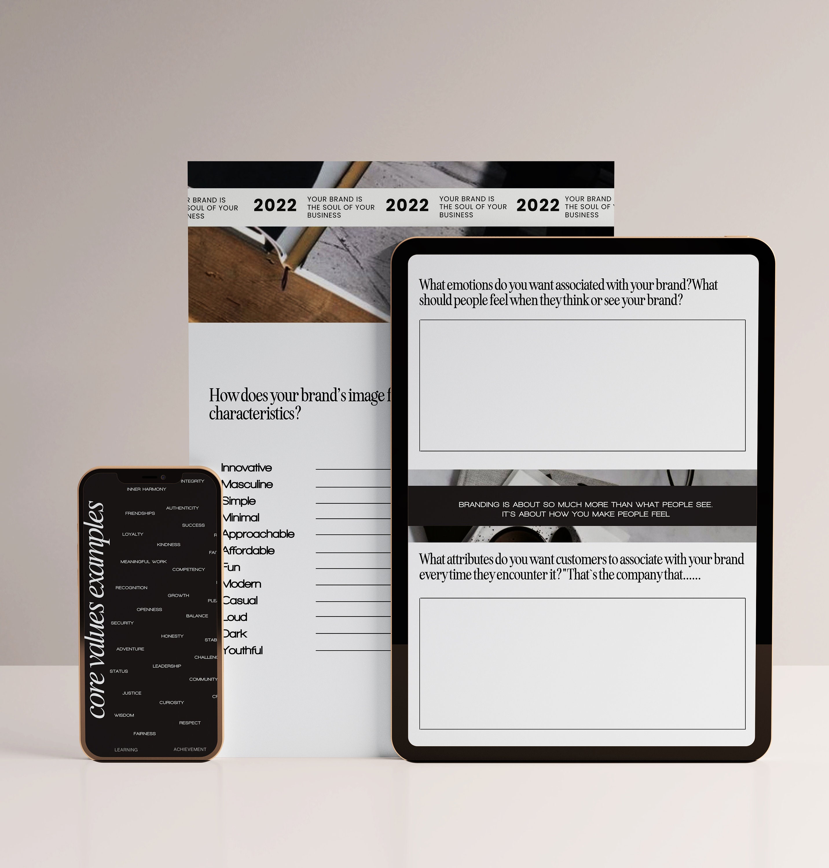 Brand Strategy and Design Questionnaire | 33 Questions | Canva Editable ...