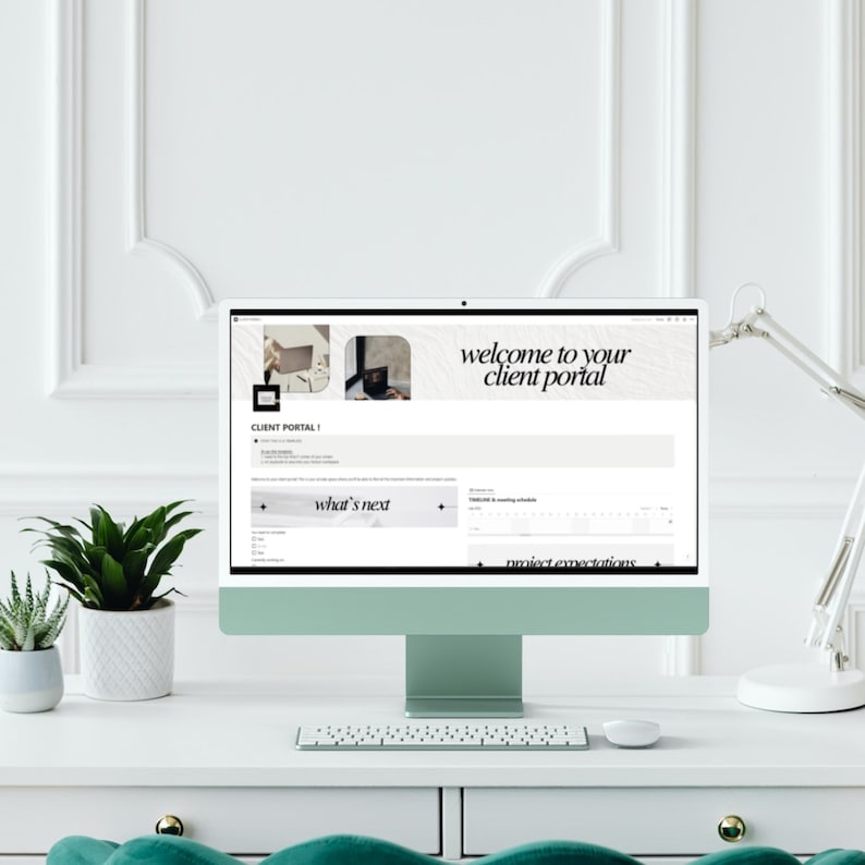 Modern Client Portal Template for Notion | Elevate Your Customer ...