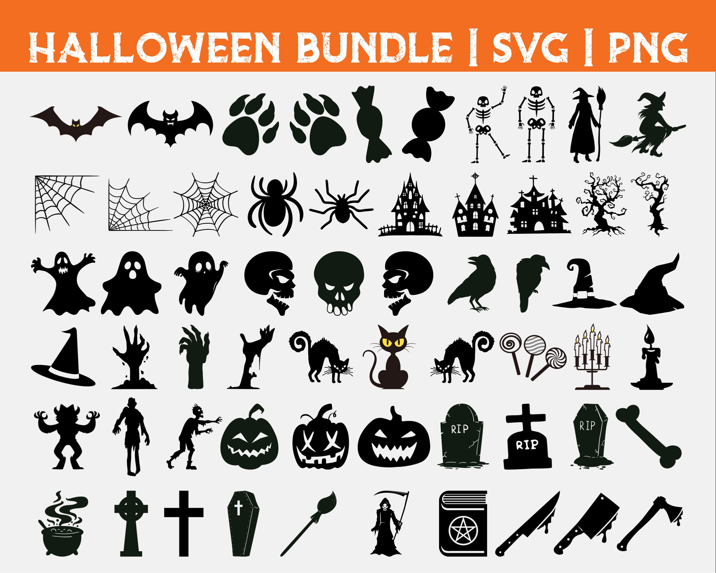 Halloween Svg Bundle, Halloween Bundle Svg, Halloween Clipart, Fall Svg ...
