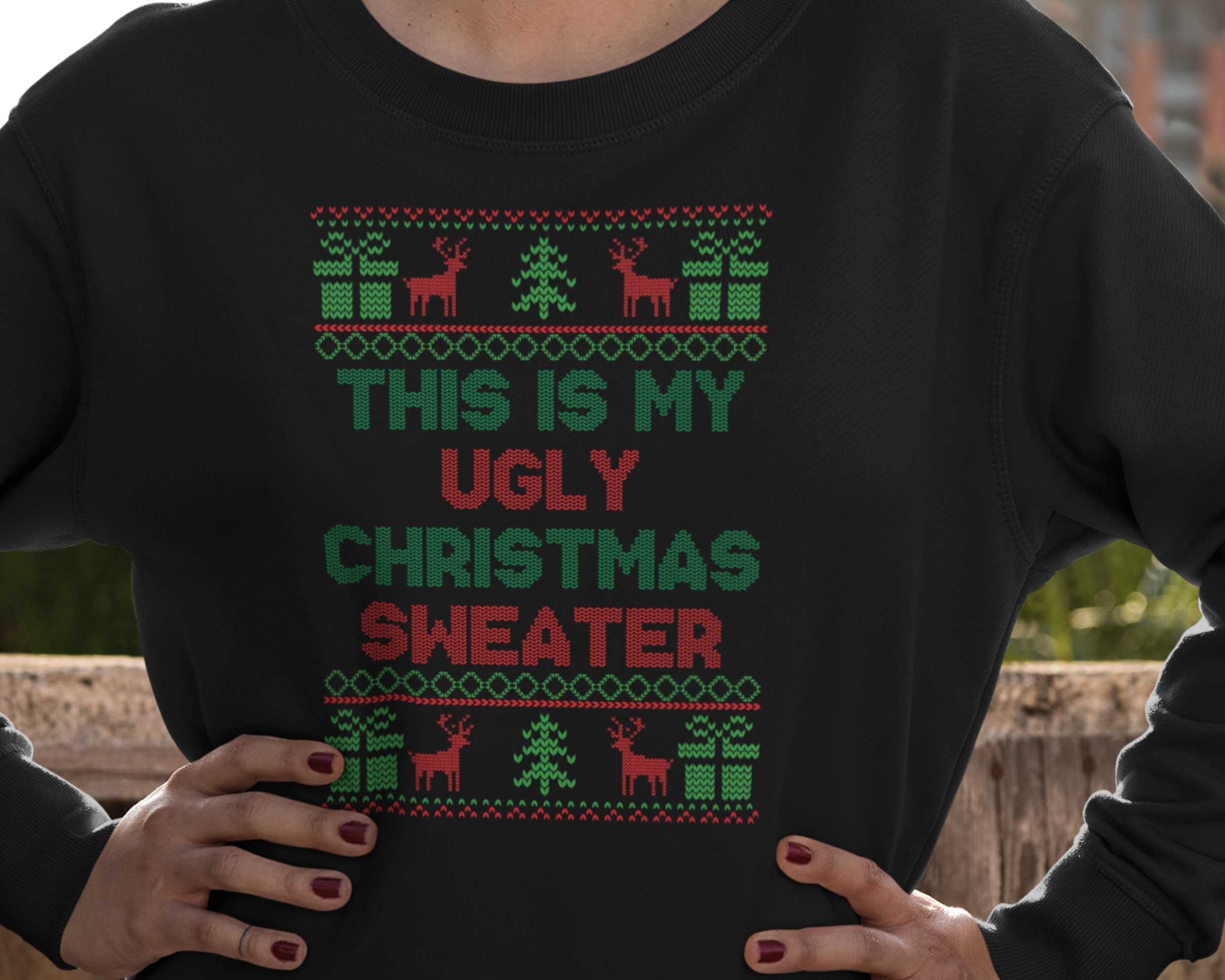 This is My Ugly Christmas Sweater Svg, Ugly Christmas Sweater Svg, Ugly ...