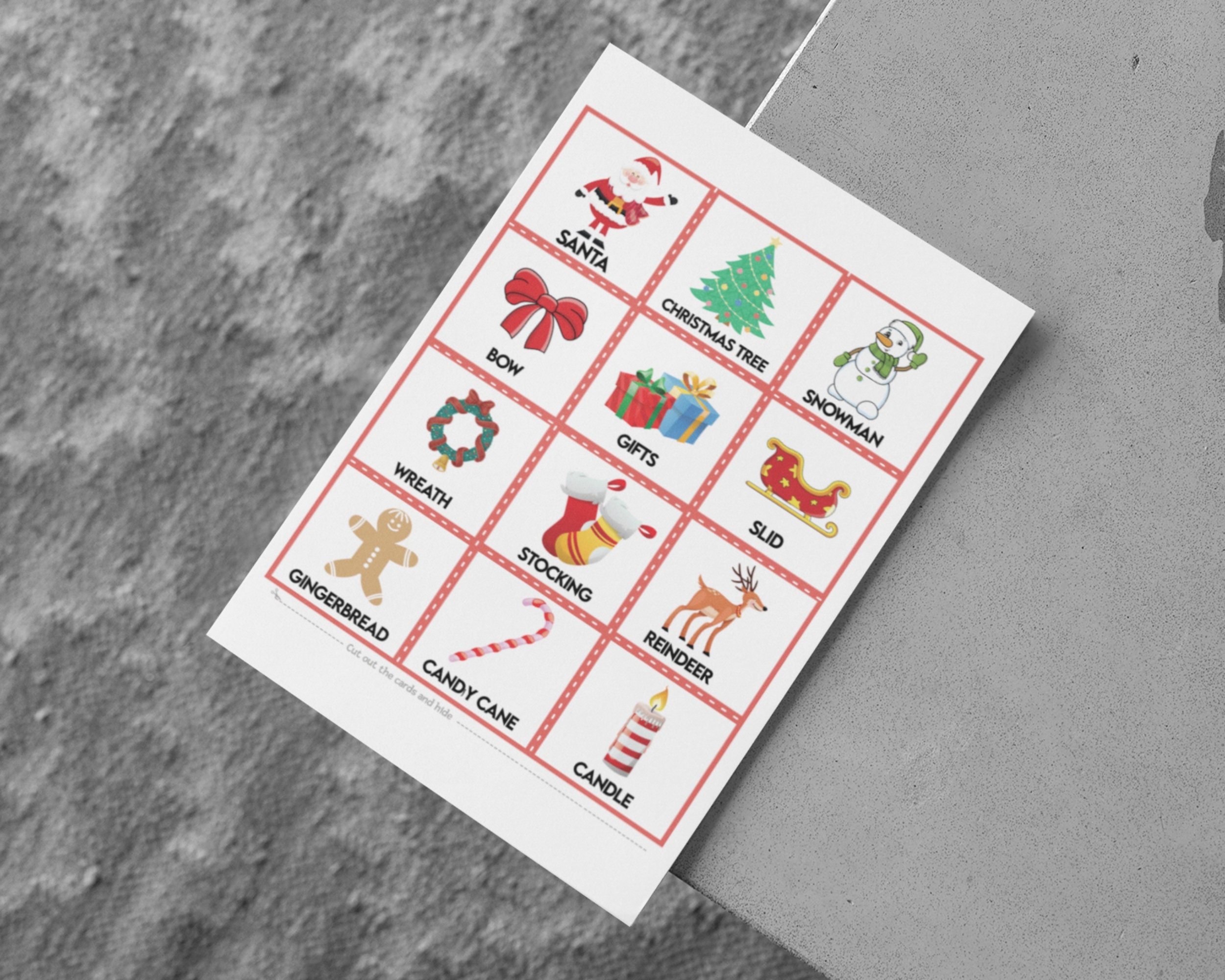 Christmas Scavenger Hunt Printable for Kids, Christmas Treasure Hunt ...