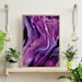 Purple Silver Abstract Art Design - Etsy