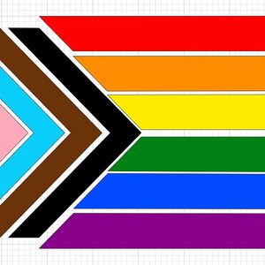 Pride Flag SVG - Etsy