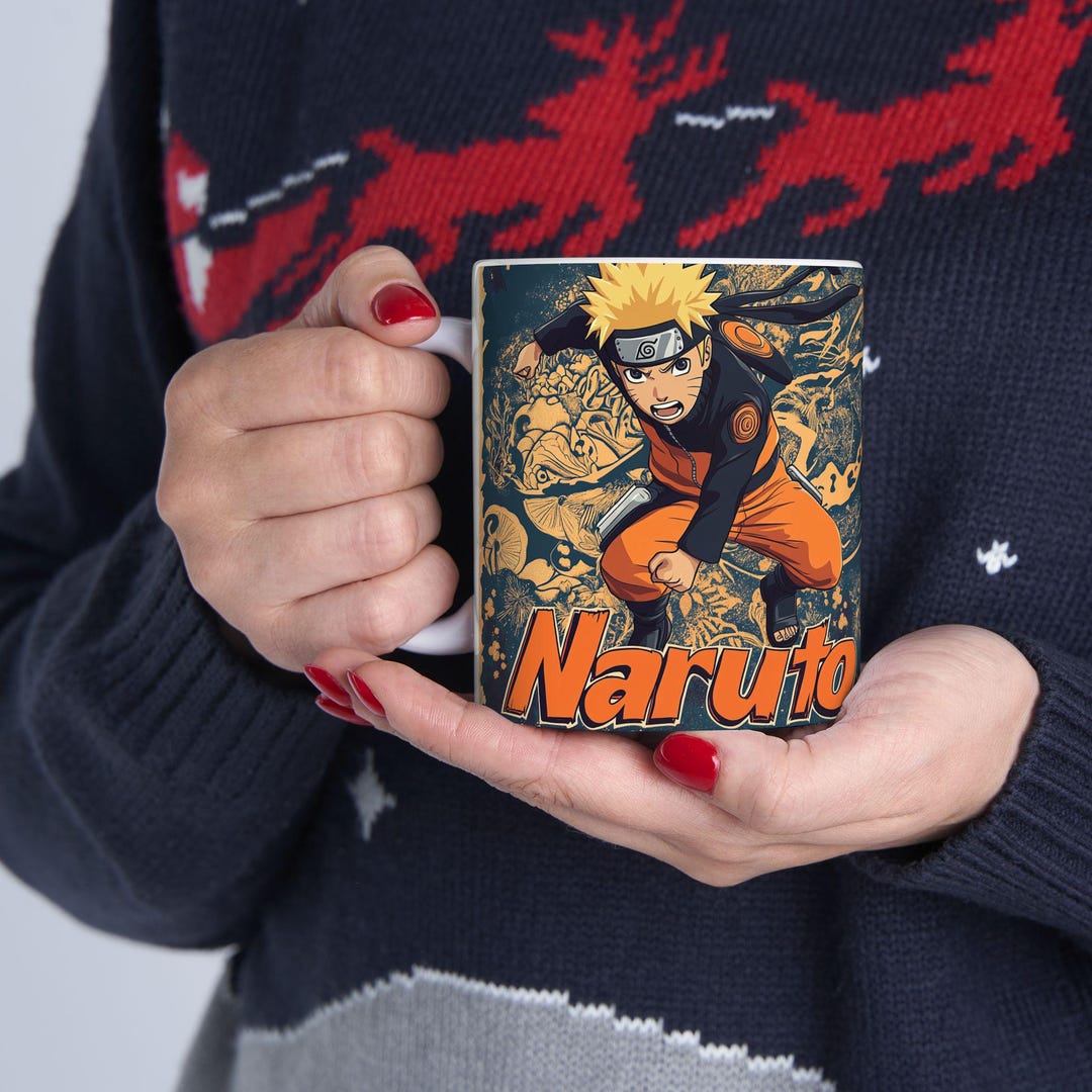 Naruto Ceramic Mug, Anime Mug, Manga Mug, Manga Coffee Mug, Gift for ...