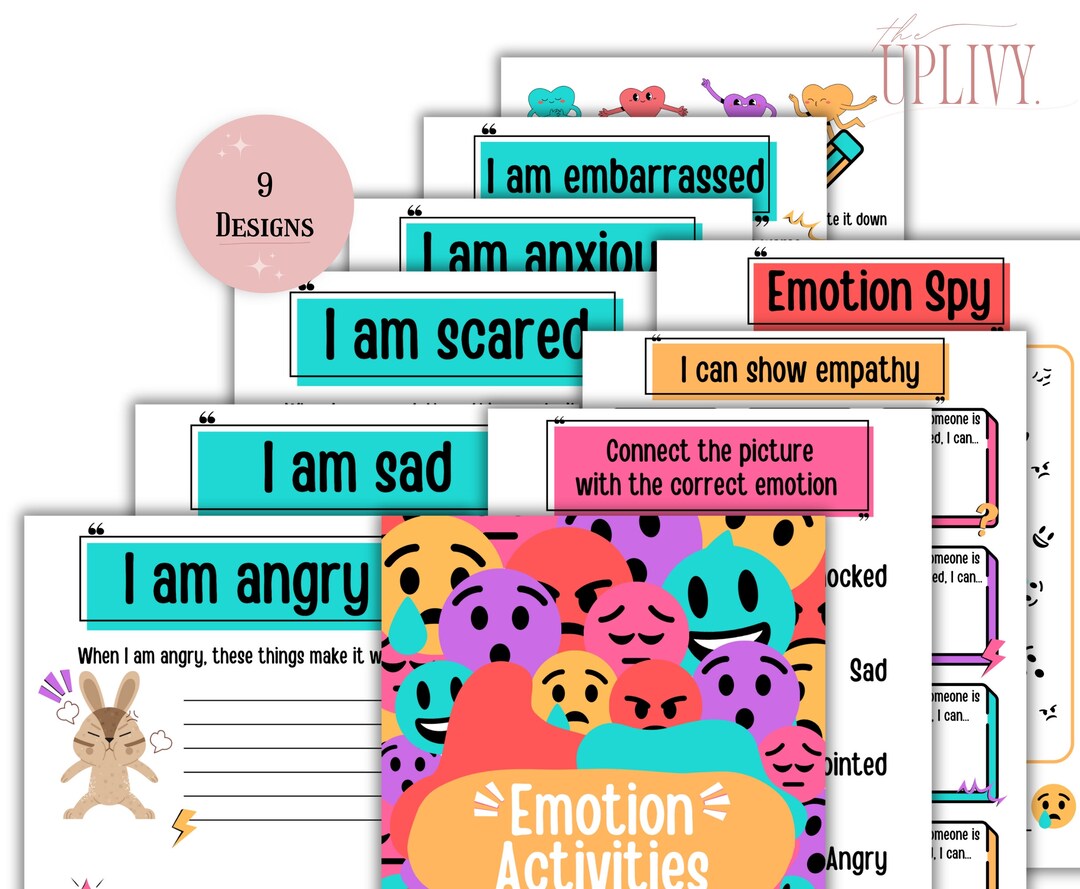 Emotion Activity for Kids | Empathy Book | Printable Kids Activity Set ...