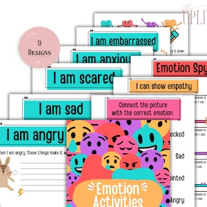 Emotion Activity for Kids | Empathy Book | Printable Kids Activity Set ...