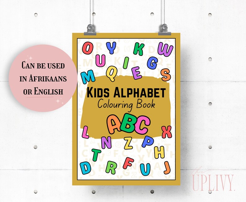 Bilingual Printable ABC Coloring Pages | Alphabet Coloring Pages for ...