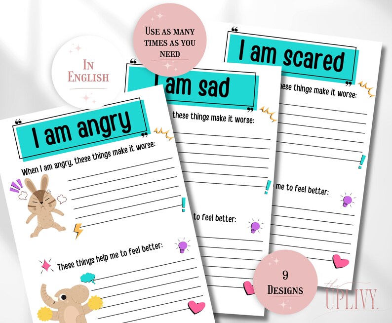 Emotion Activity for Kids | Empathy Book | Printable Kids Activity Set ...