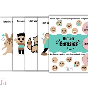 Afrikaans Emotions Activity | Printable Kids Drawing | Emotional ...