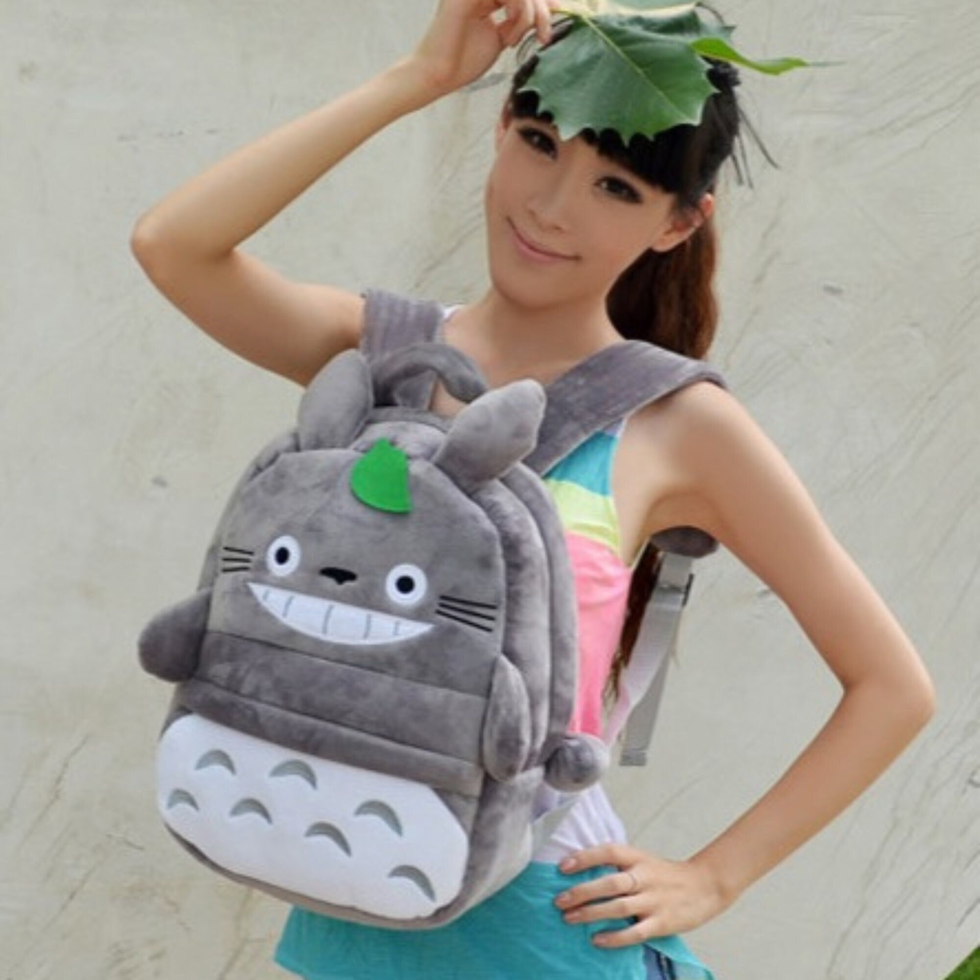 Totoro Plush Backpack