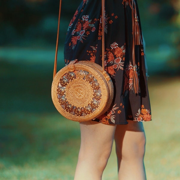 Shell Rattan Bag - Etsy