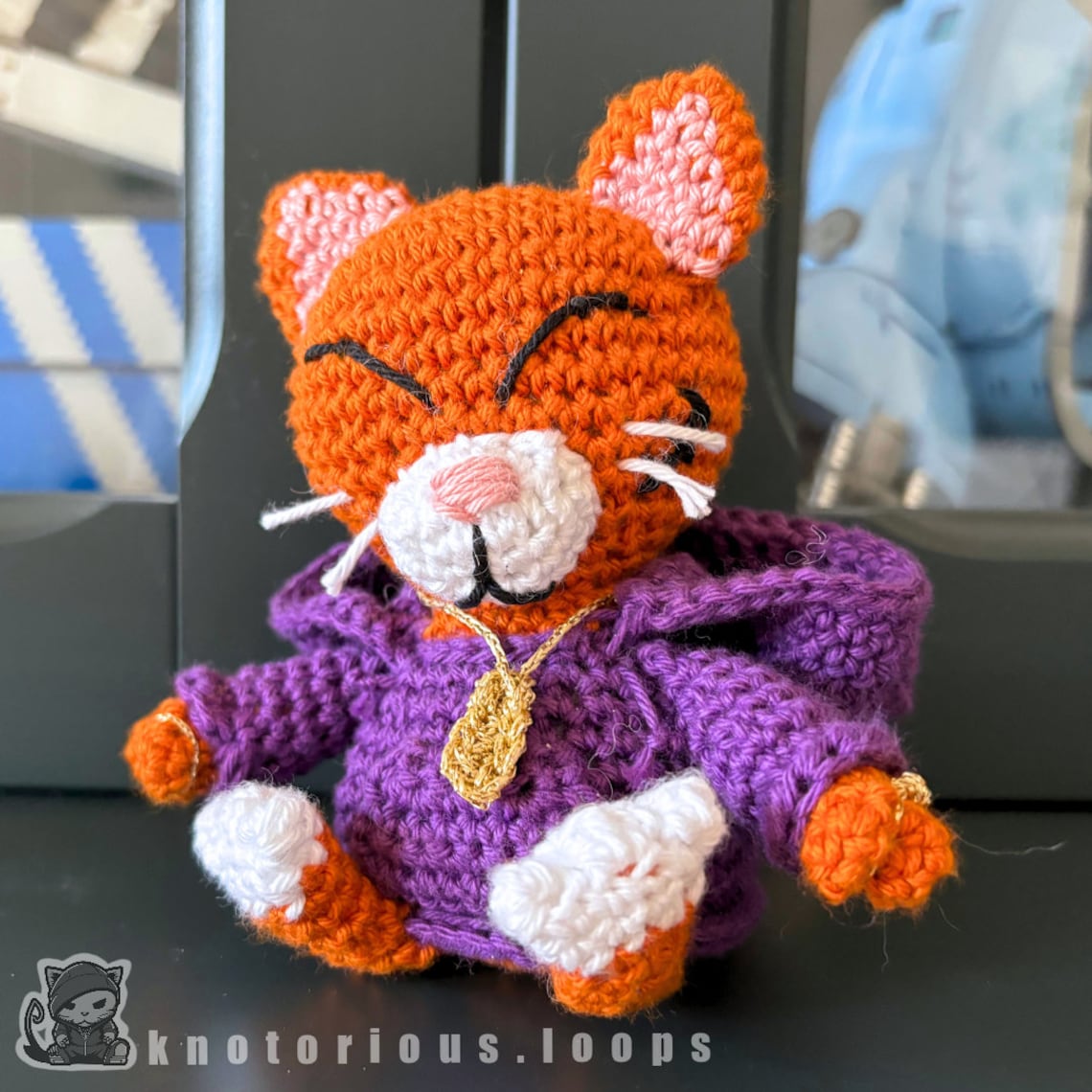 Kanye, the Gangsta Cat Amigurumi Crochet Pattern | PDF - Etsy