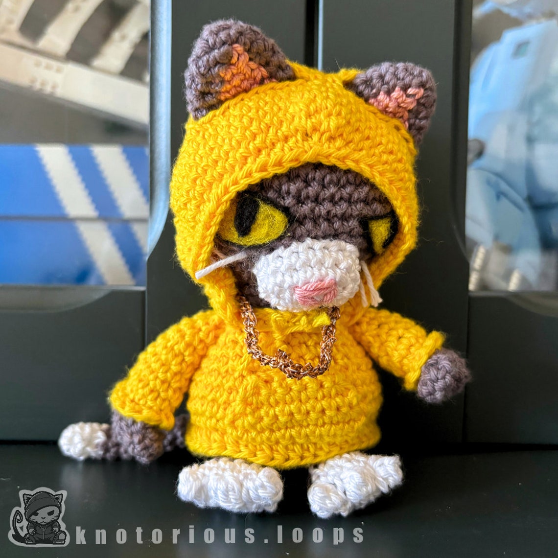 Kanye, the Gangsta Cat Amigurumi Crochet Pattern | PDF - Etsy