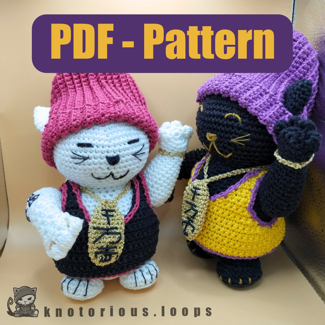 Crochet Pattern: Moneyki Neko Amigurumi Pattern PDF File ENGLISH hip ...