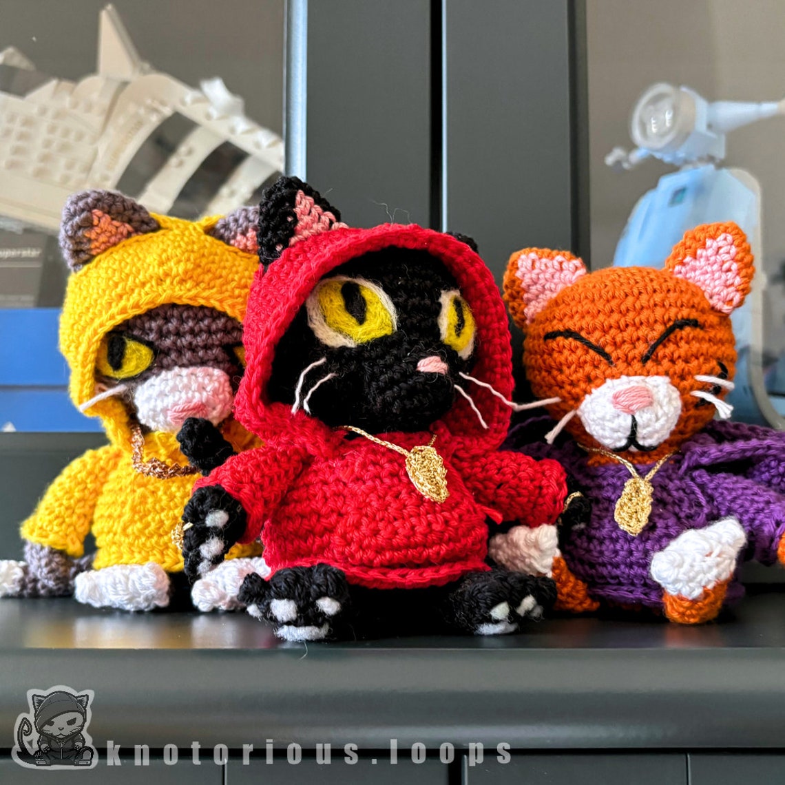 Kanye, the Gangsta Cat Amigurumi Crochet Pattern | PDF - Etsy